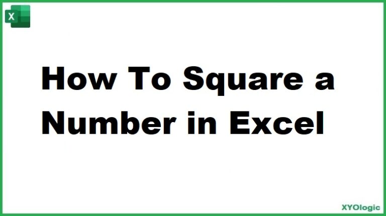 How to Square a Number in Excel: All There Is to Know