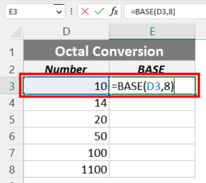 Excel BASE Function: Convert Numbers Between Bases Quickly