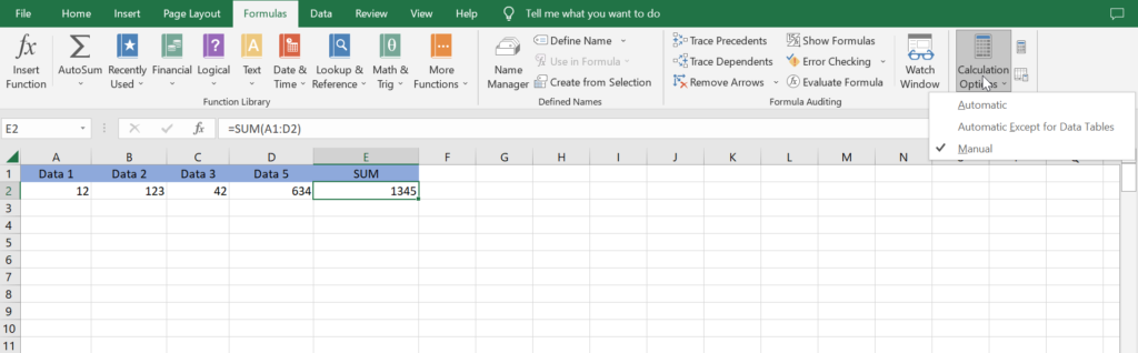 Excel SUM Function Not Working How To Fix